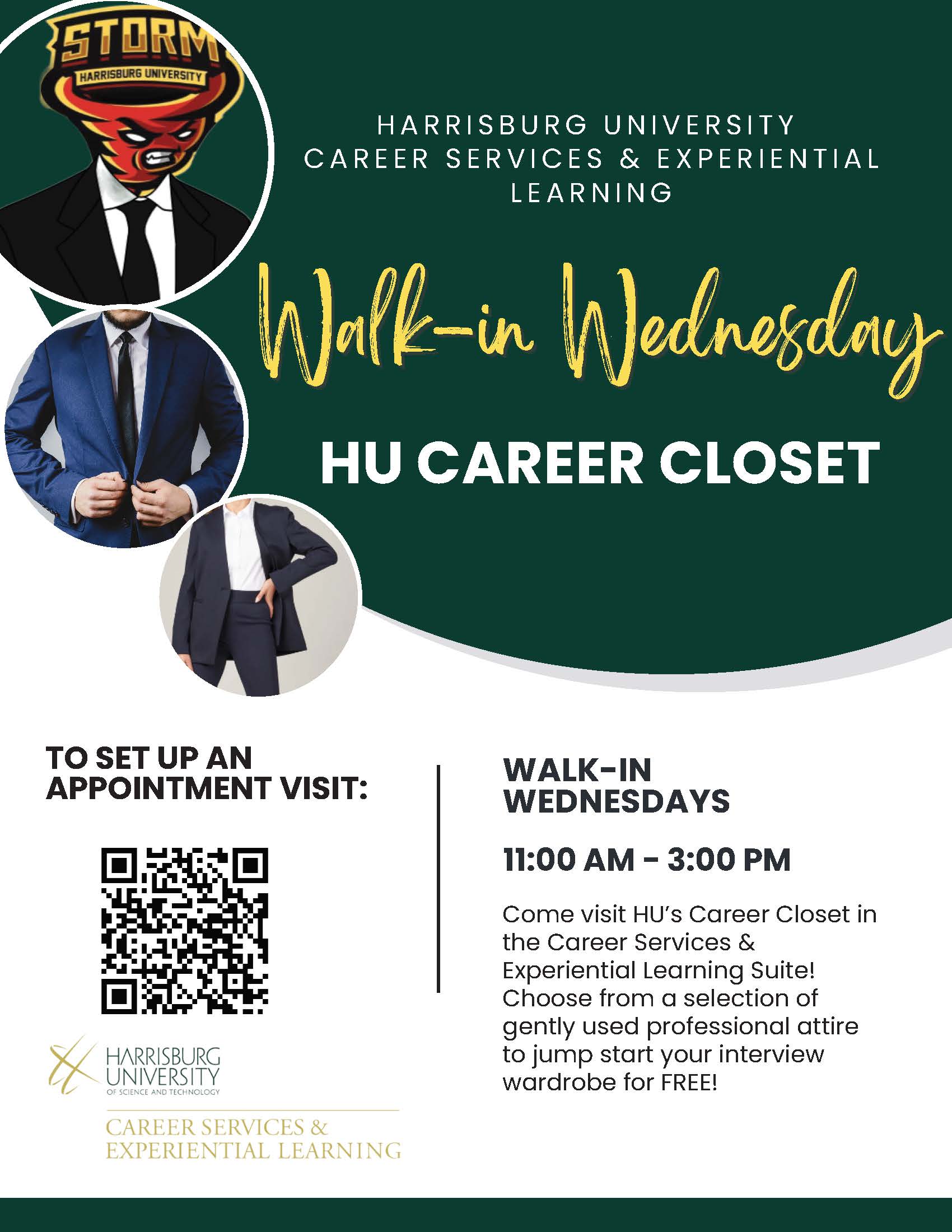 Walk-In Wednesdays for HU Students - Harrisburg University