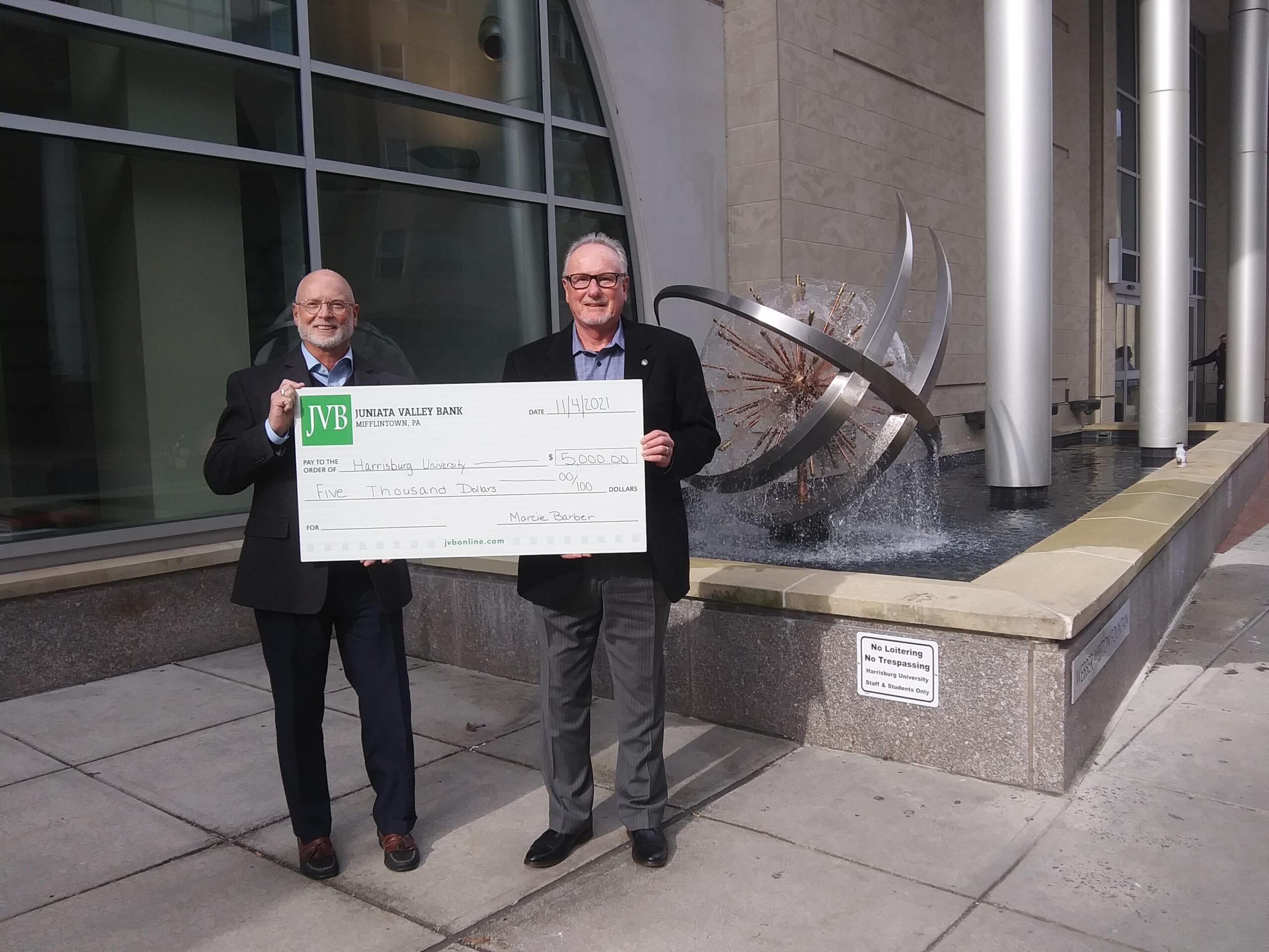 Juniata Valley Bank helps students cover dual-enrollment tuition at HU